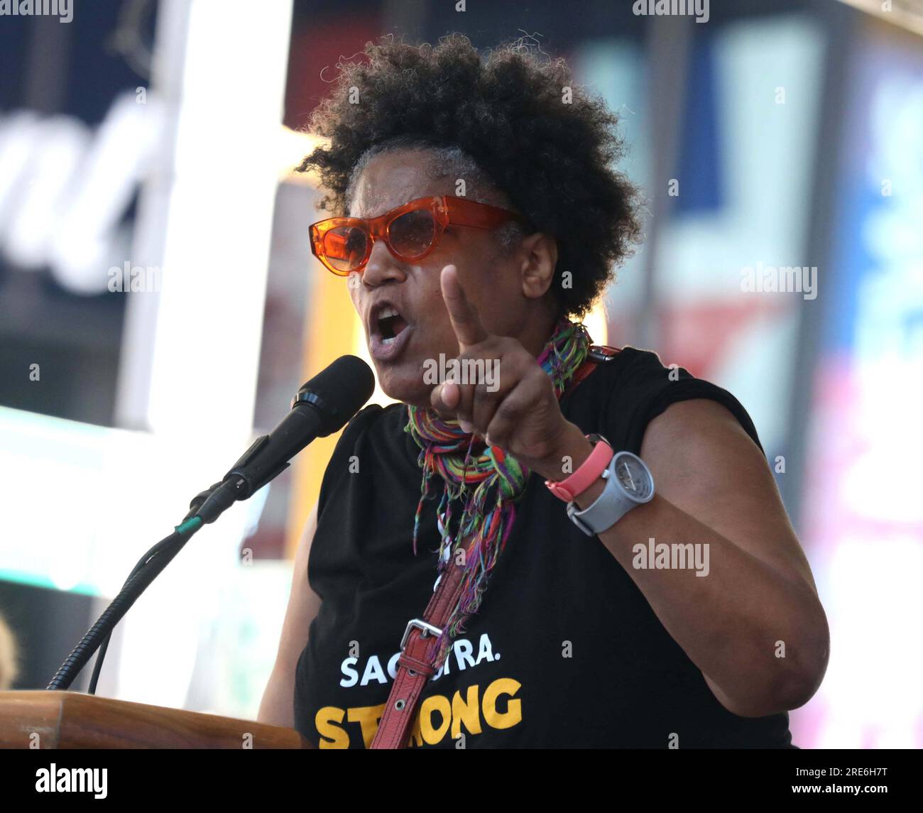 July 25, 2023, New York City, New York, USA: Actor NANCY GILES seen at ...