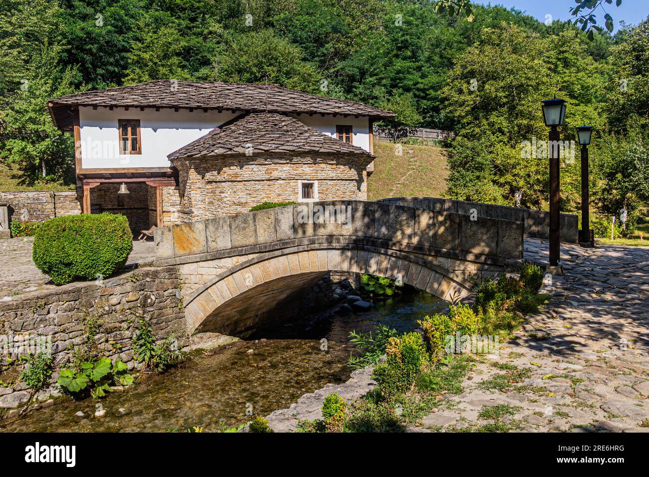Stone bridge in Etar village, Bulgaria Stock Photo - Alamy