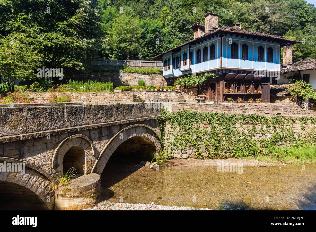 Stone bridge in Etar village, Bulgaria Stock Photo - Alamy