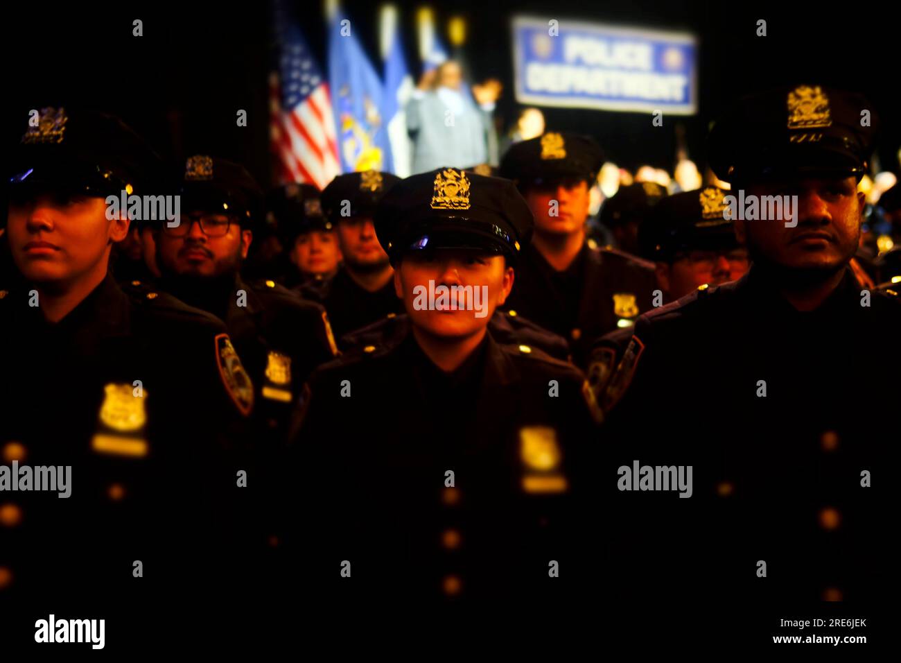 NEW YORK, NEW YORK, JULY 25: The New York Police Department holds its ...