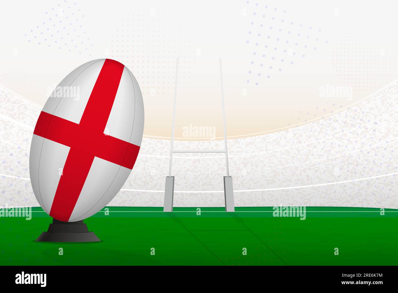 The oval stadium england Stock Vector Images - Alamy