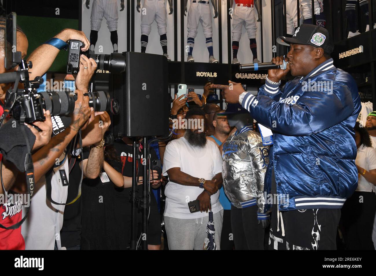 New York, USA. 25th July, 2023. Jadakiss performs at the Starter x MLB ...