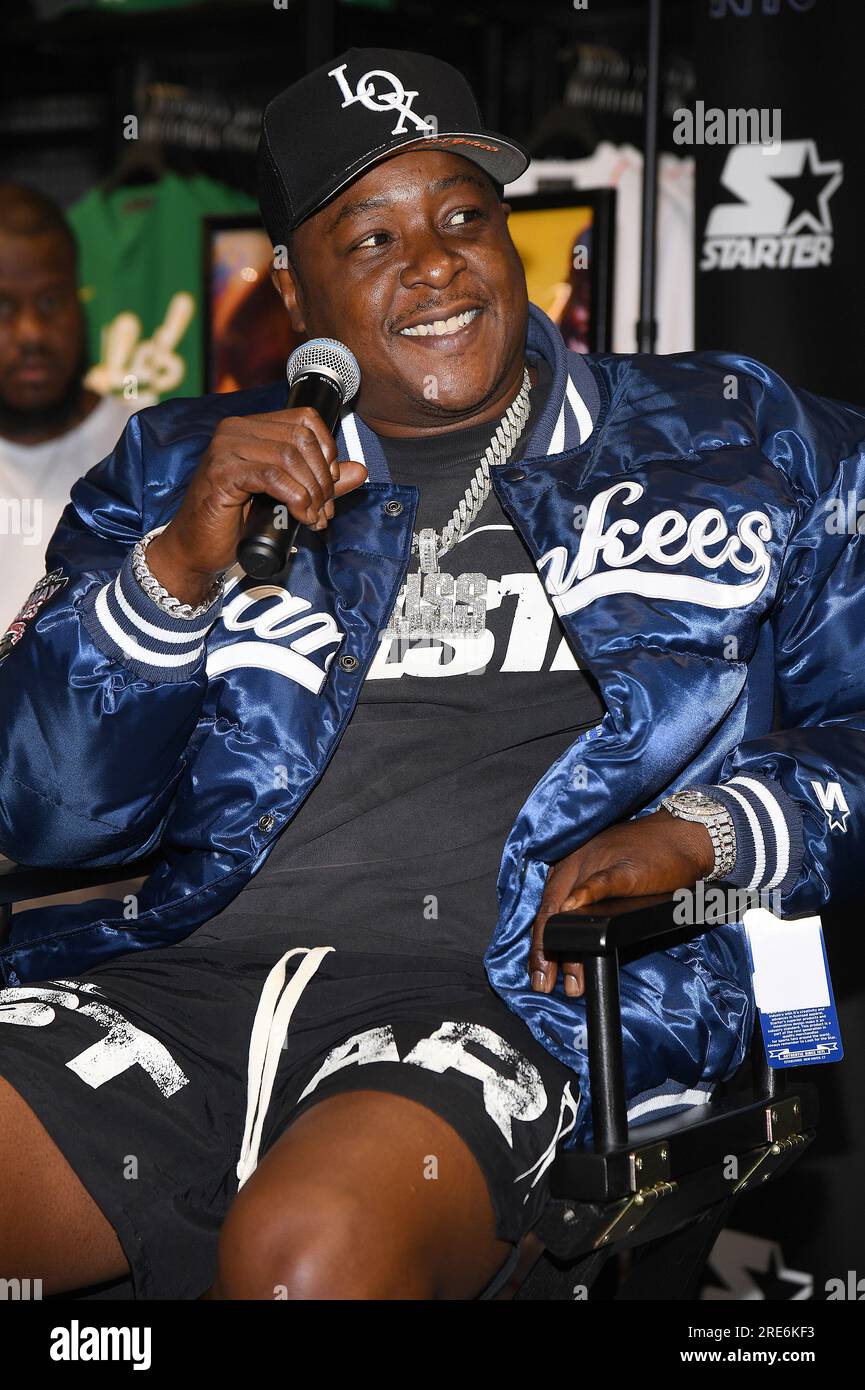New York, USA. 25th July, 2023. Jadakiss attends Starter x MLB Bronx ...