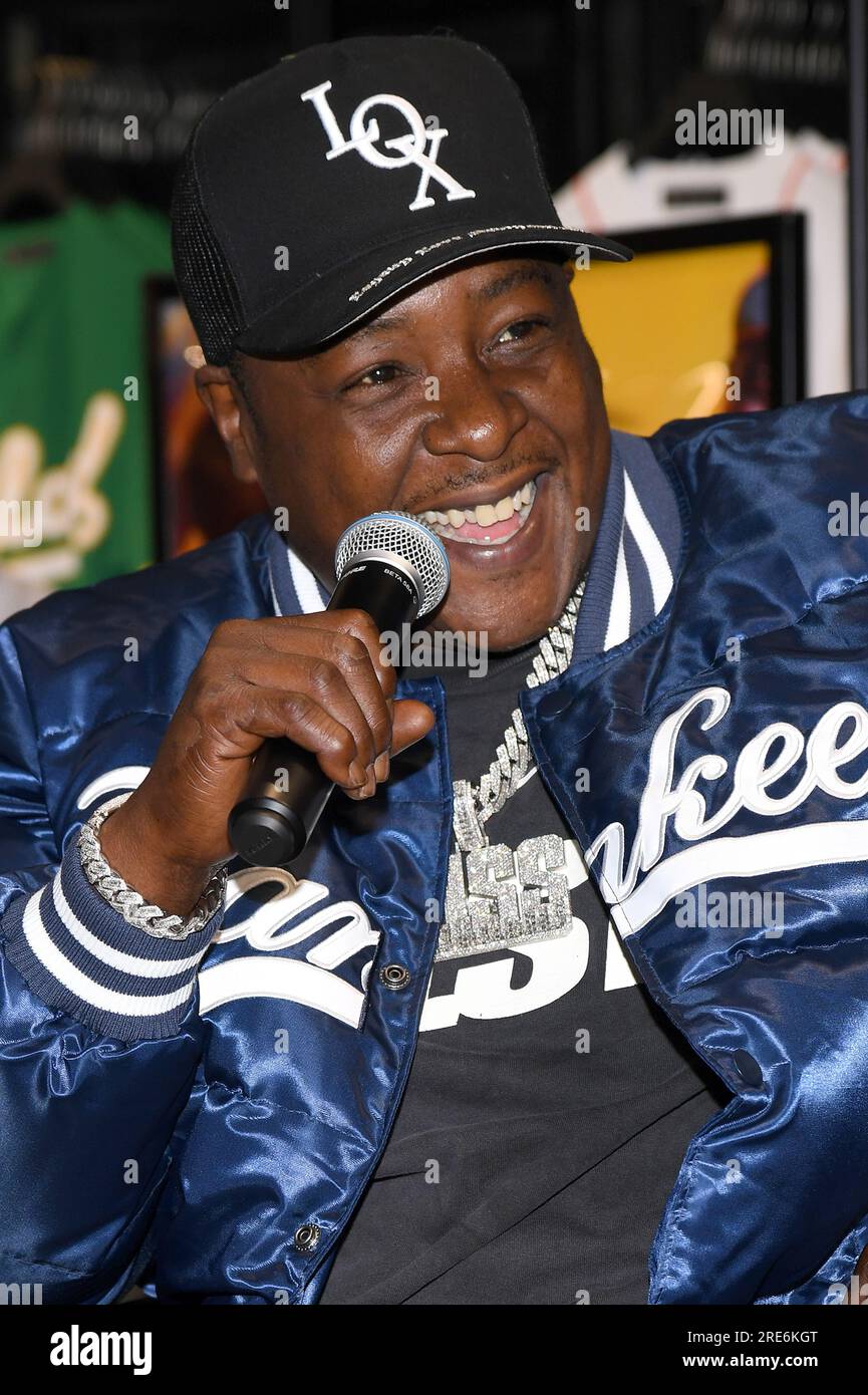 New York, USA. 25th July, 2023. Jadakiss attends Starter x MLB Bronx ...