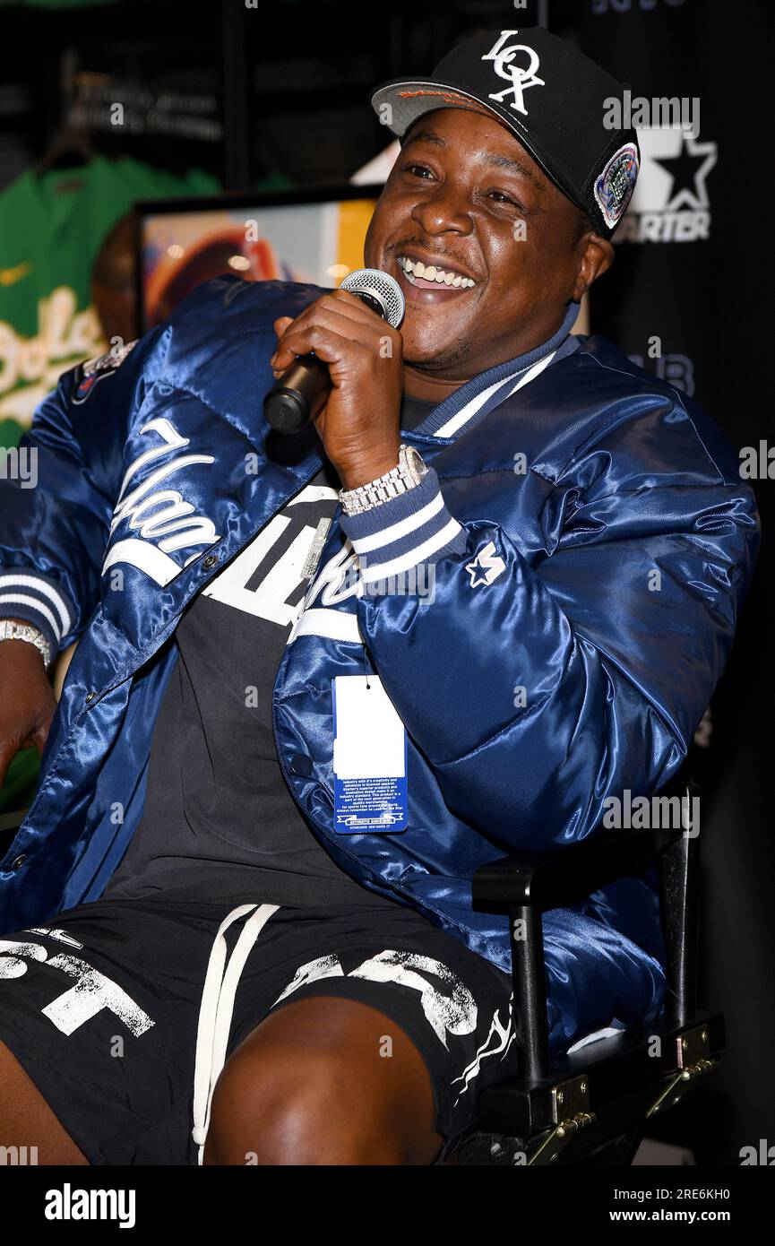 New York, USA. 25th July, 2023. Jadakiss attends Starter x MLB Bronx ...