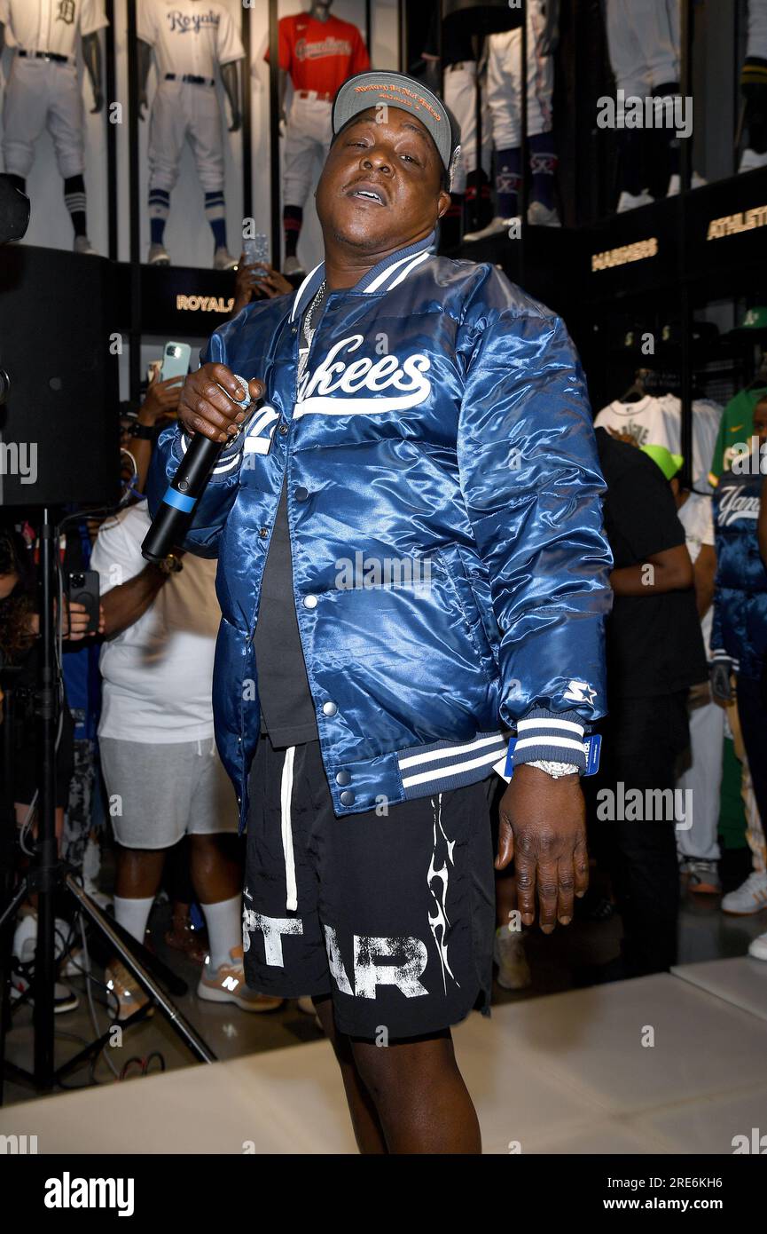 New York, USA. 25th July, 2023. Jadakiss performs at the Starter x MLB ...