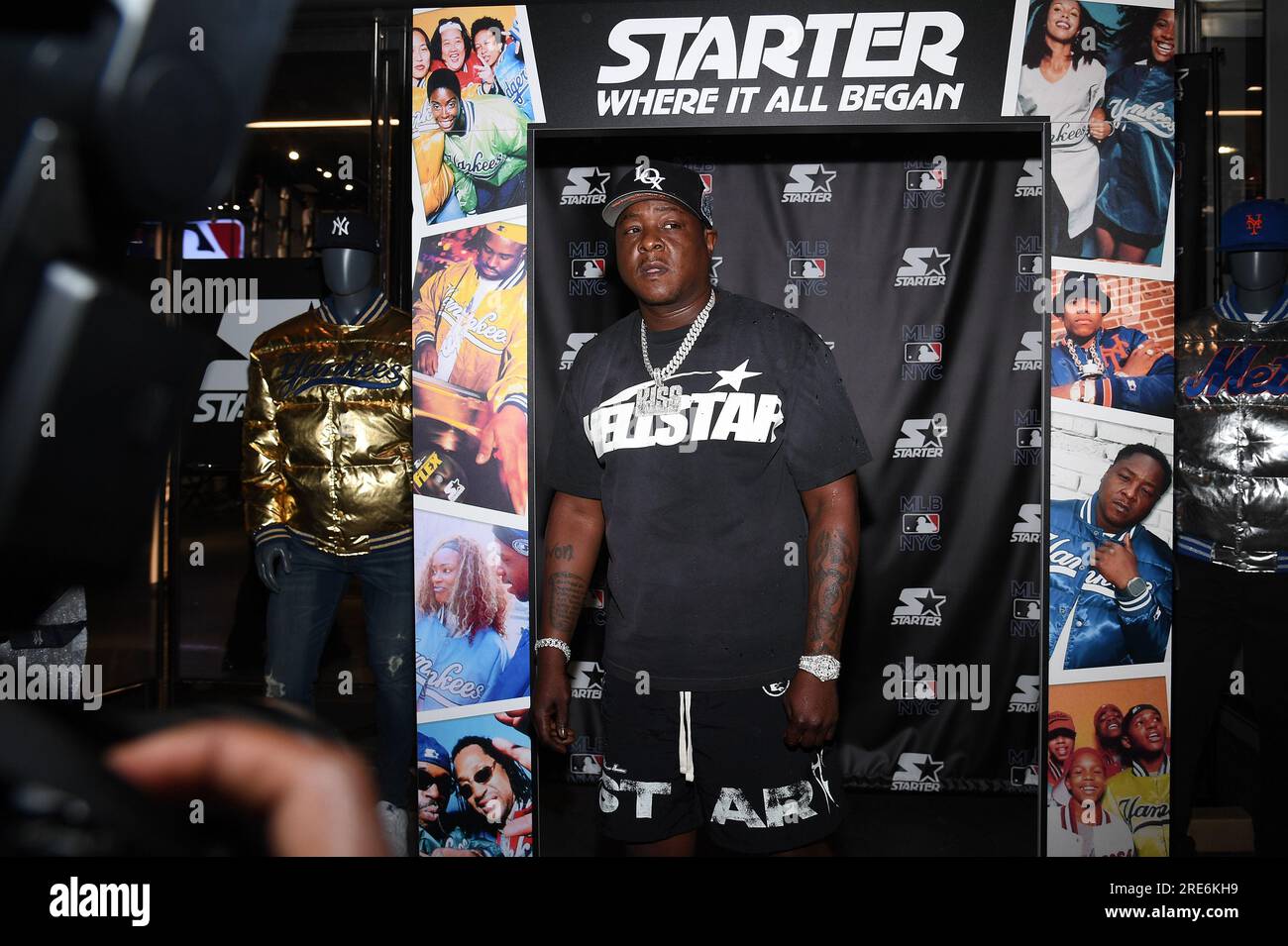 New York, USA. 25th July, 2023. Jadakiss attends Starter x MLB Bronx ...