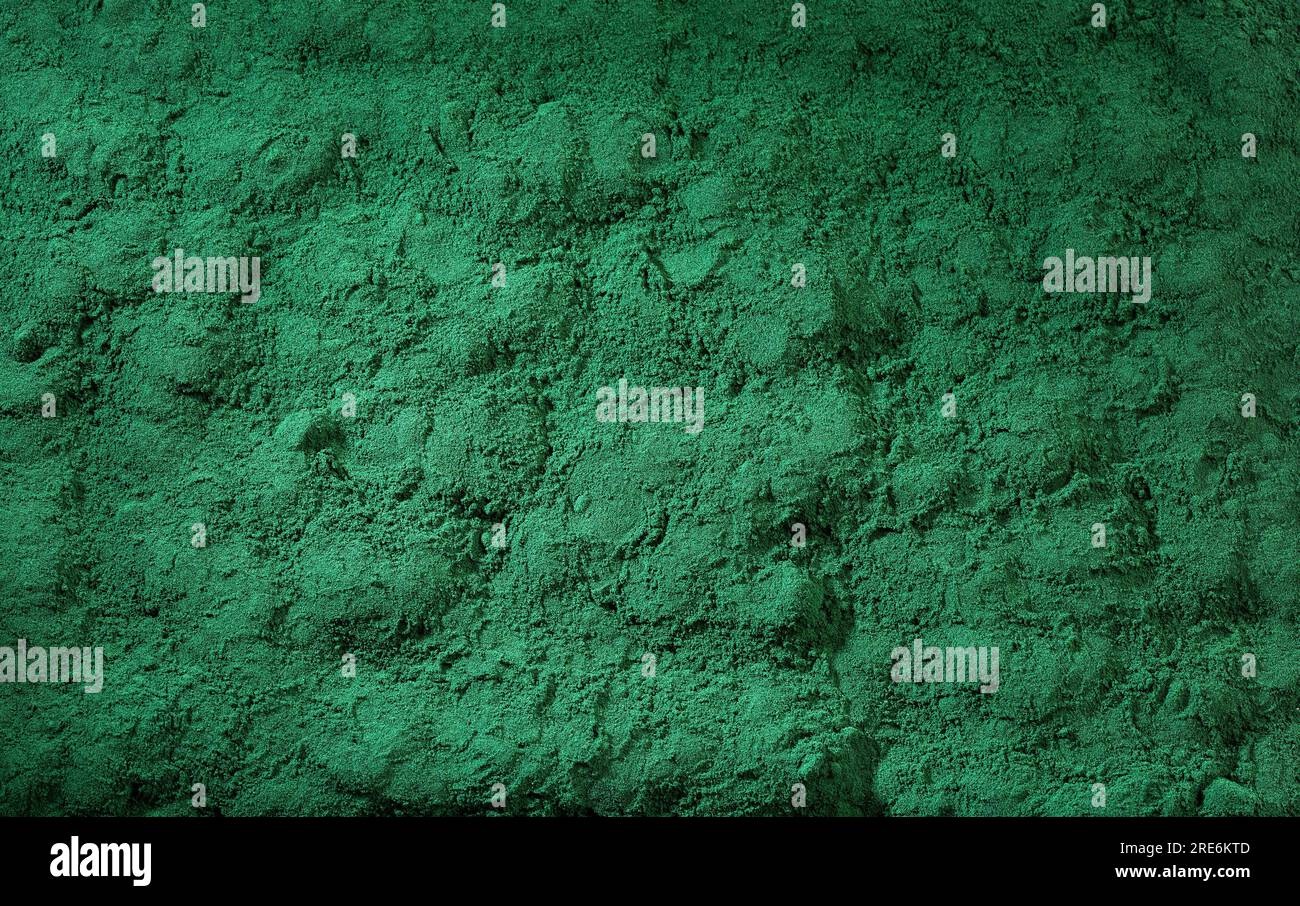 Spirulina is a blue green algae - Healthy dietary supplement powder ...