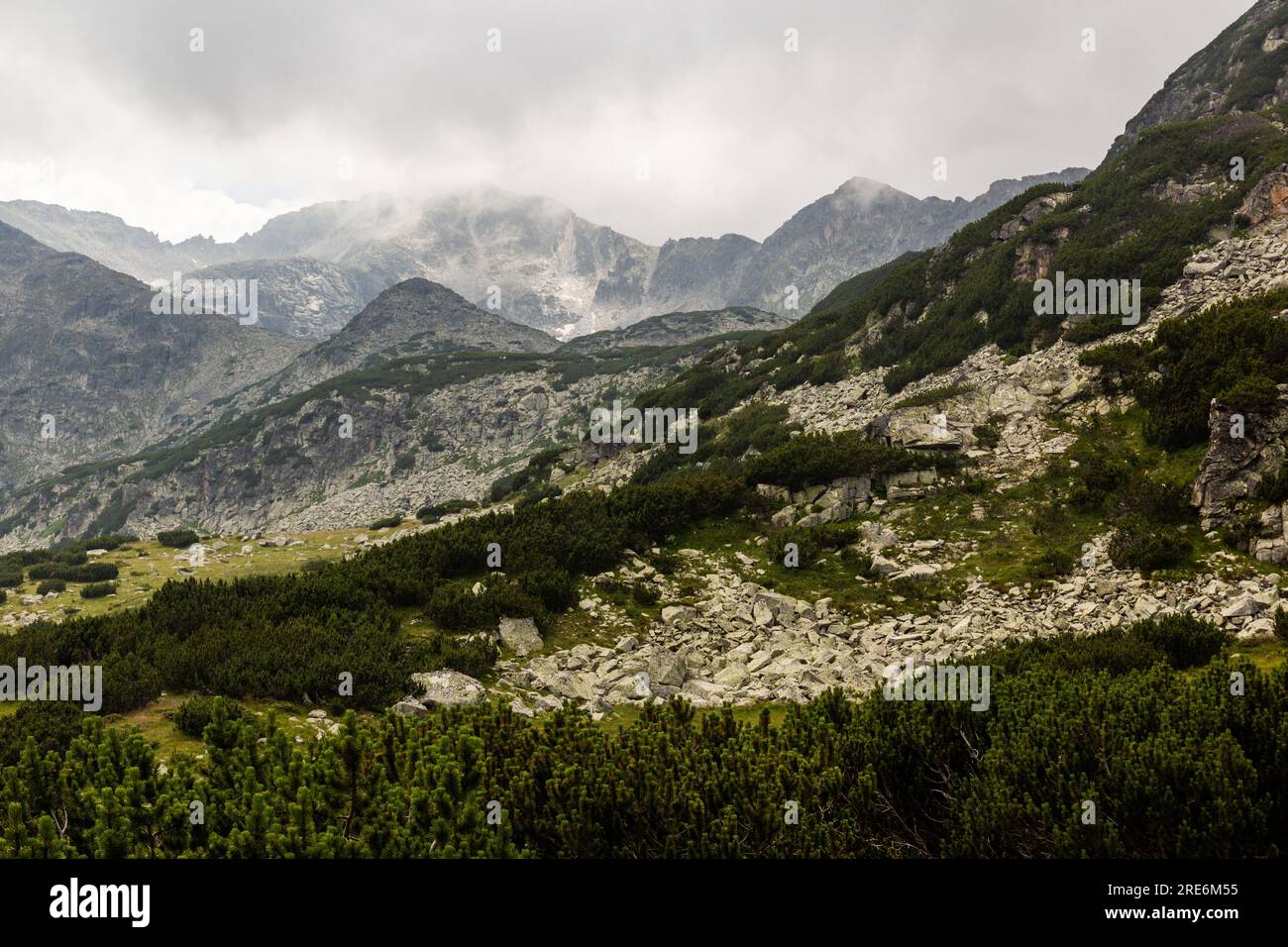 The highest peak of Bulgaria, Musala in Rila mountains Stock Photo - Alamy
