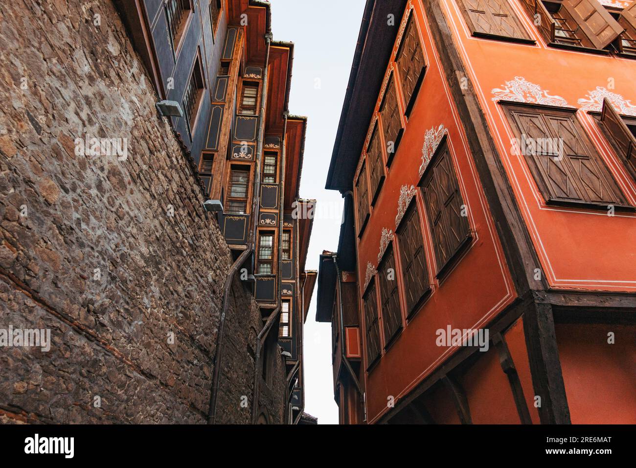 Overhanging, staggered windows create a lightning bold shape, on ...