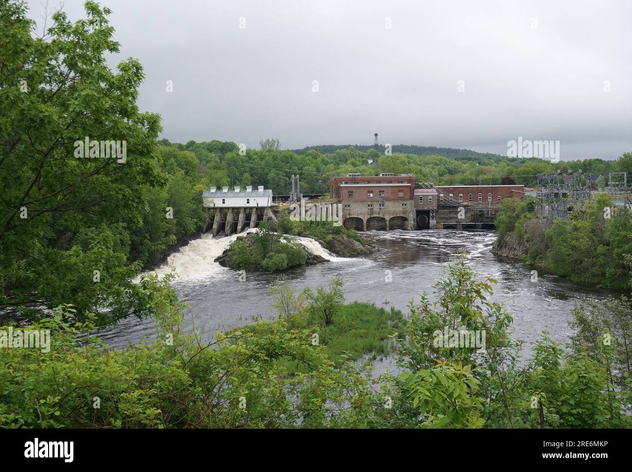 The Milltown Generating Station, New Brunswick, Canada Stock Photo - Alamy