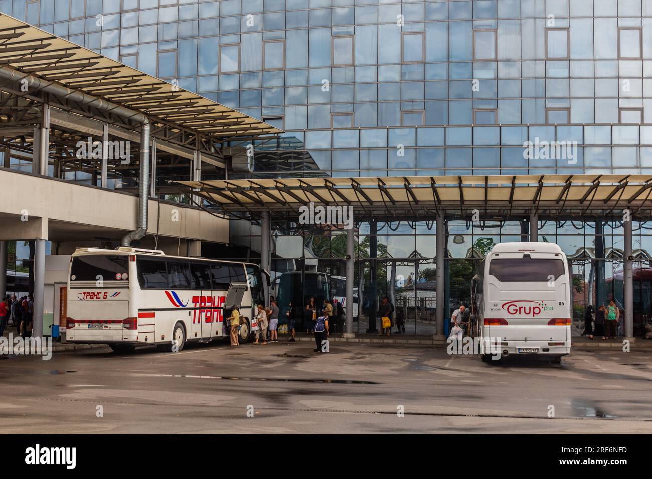 SOFIA, BULGARIA - AUGUST 3, 2019: Central Bus Station in Sofia ...