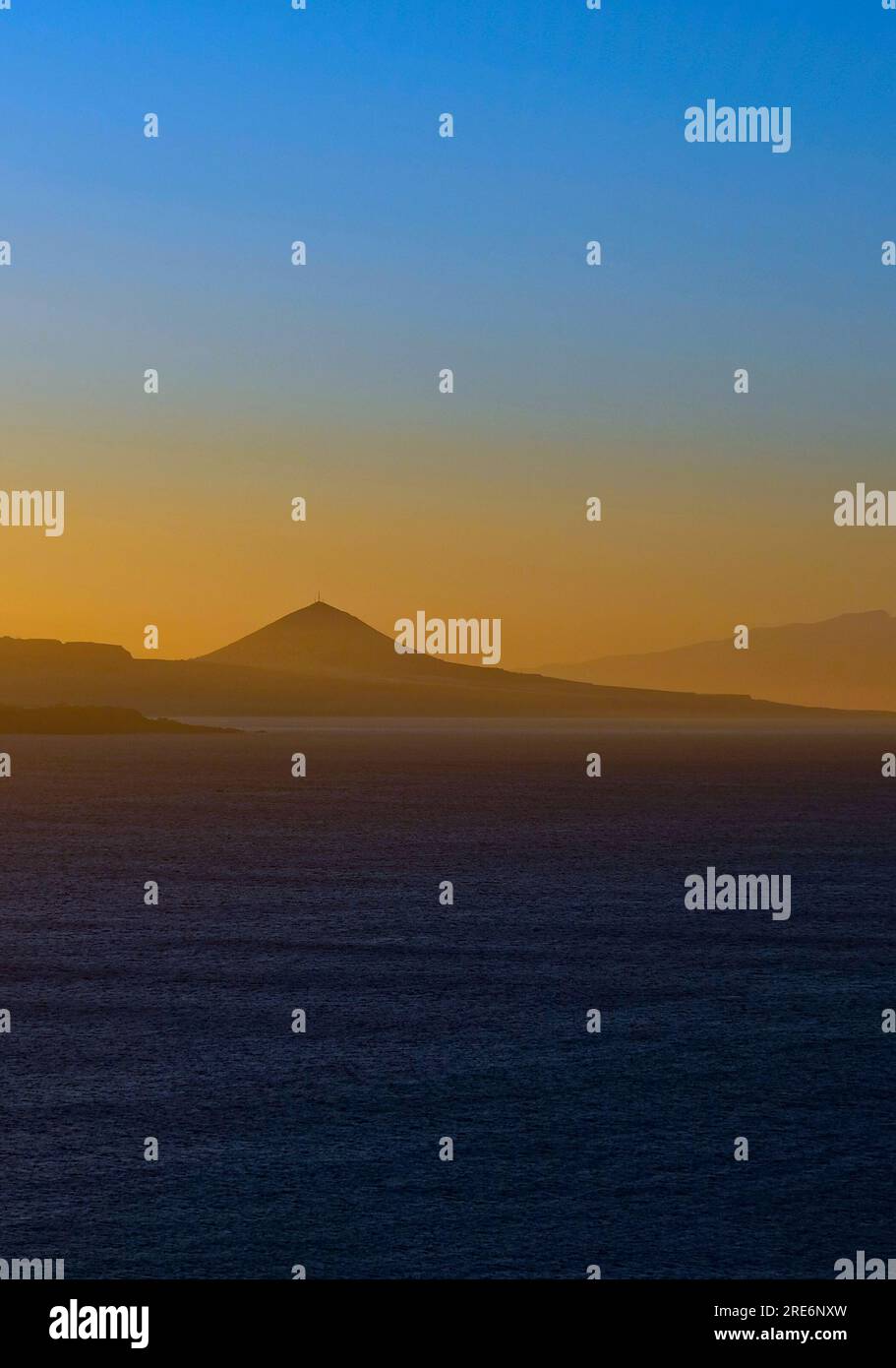 Vertical panoramic image of spectacular sky colors and sunset landscape ...