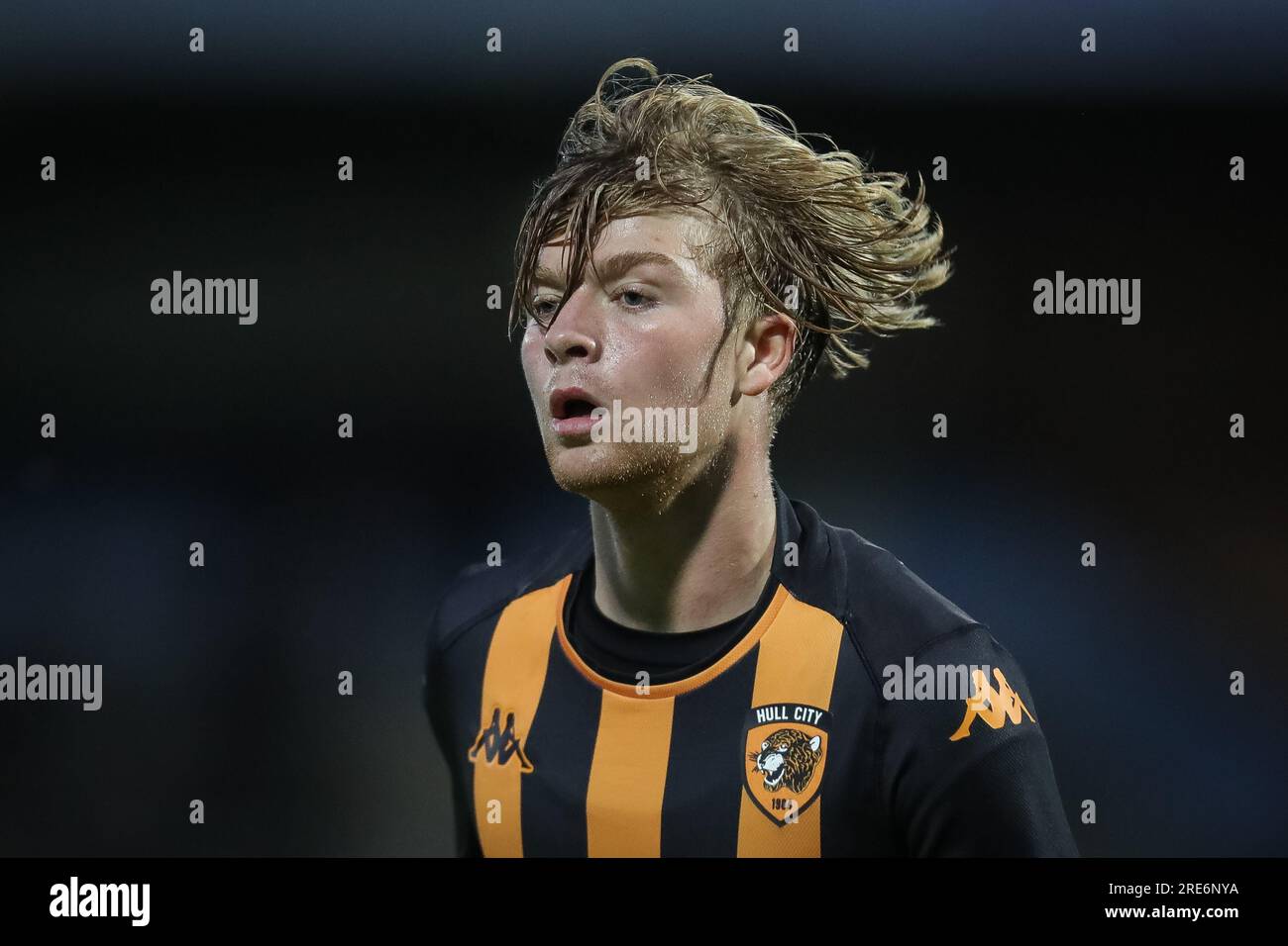 Harry Vaughan #14 of Hull City during the Pre-season friendly match ...