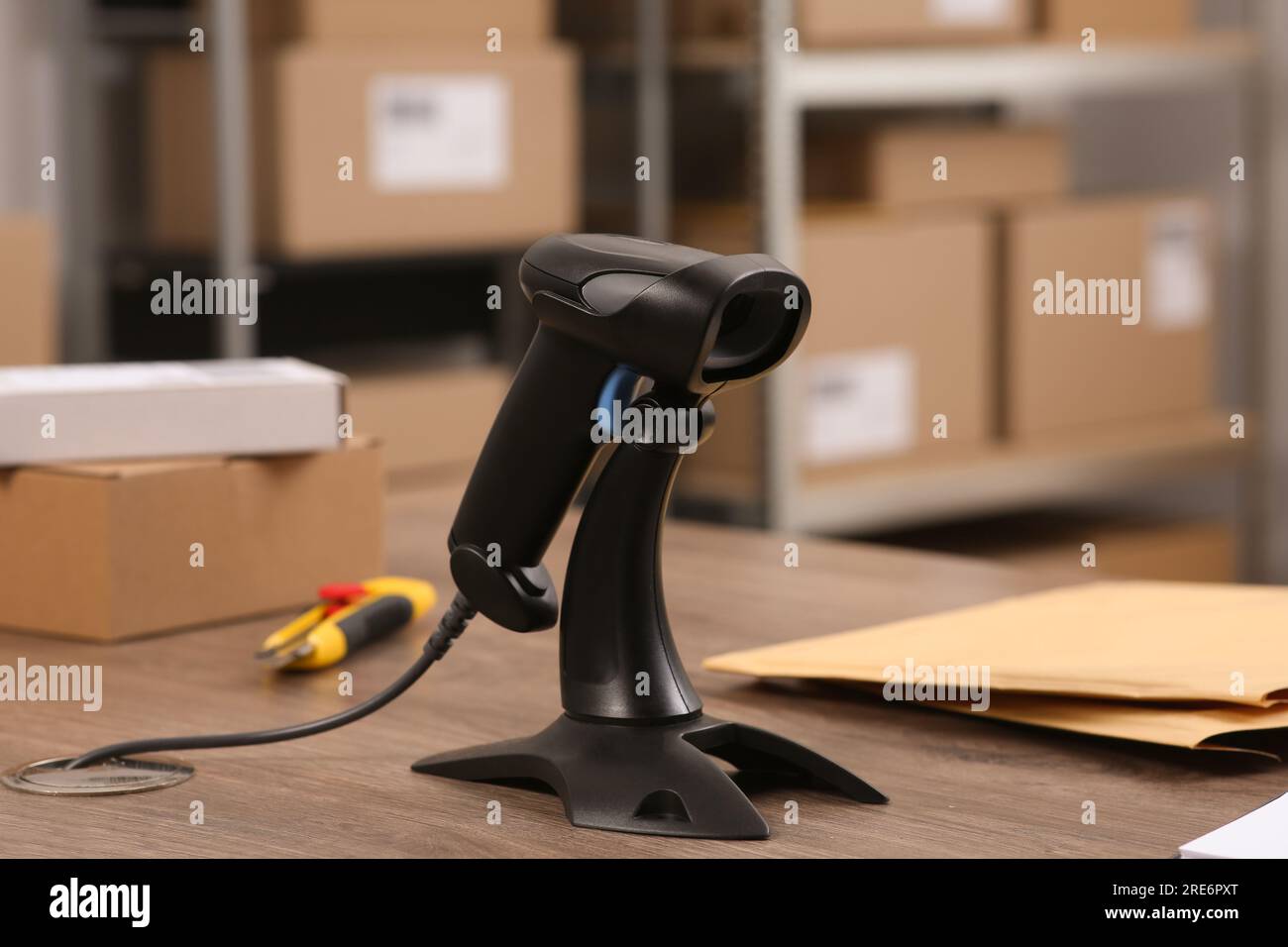 Barcode on mail envelope hi-res stock photography and images - Alamy