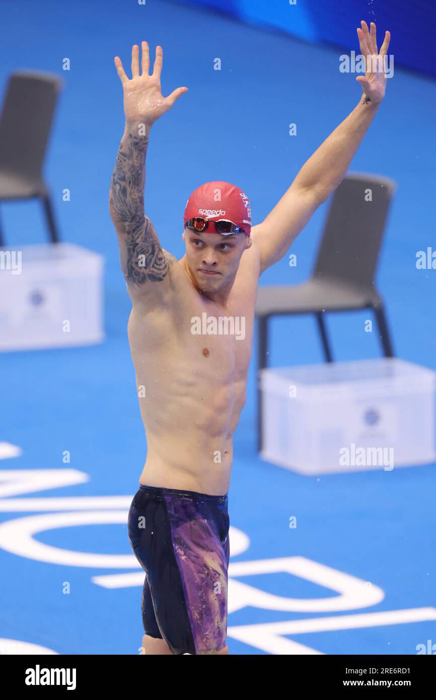 Fukuoka, Japan. 25th July, 2023. Matthew RICHARDS (GBR) Swimming ...