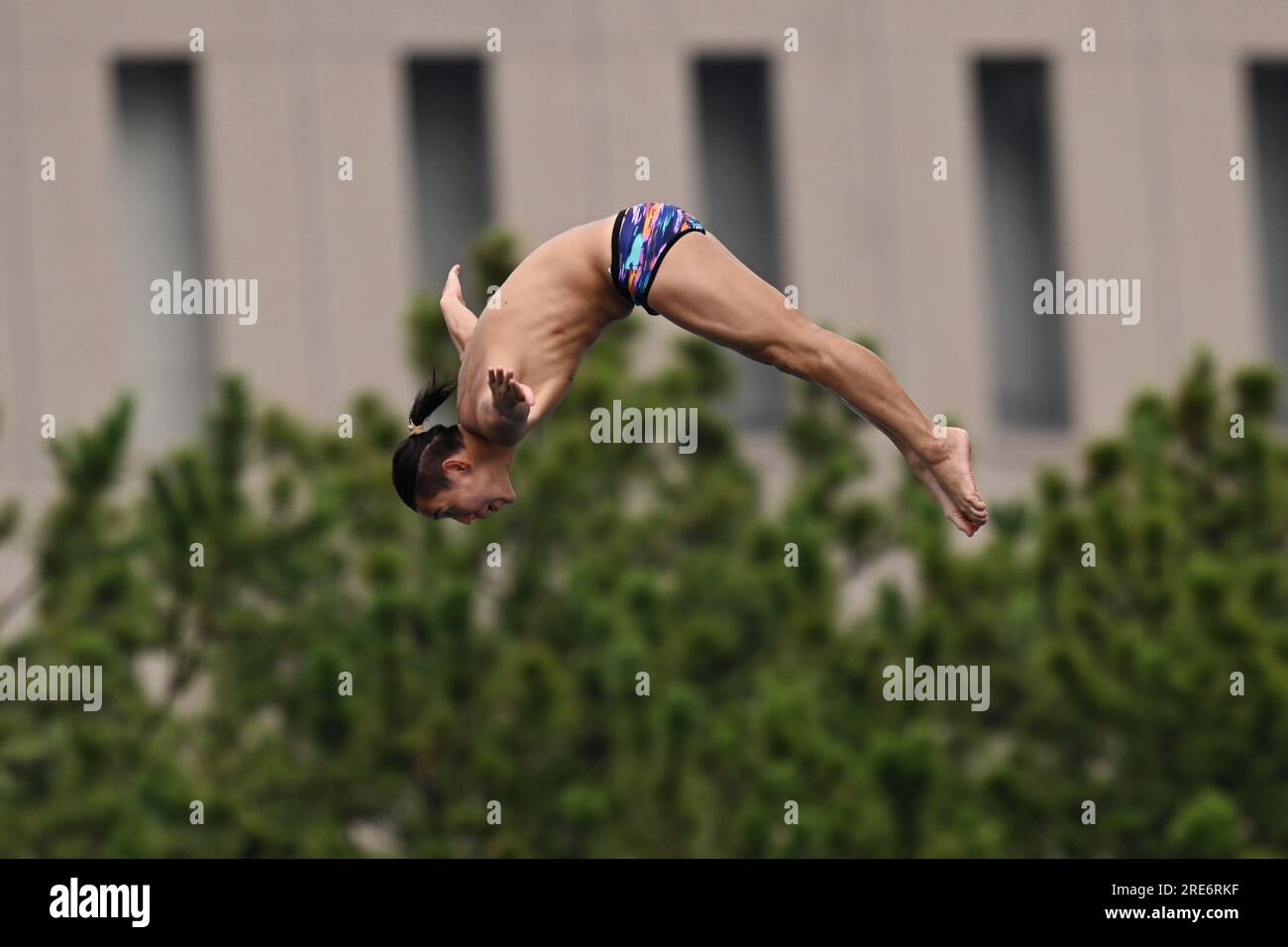 Fukuoka, Japan. 25th July, 2023. Kyohei Arata (JPN) Diving : World ...