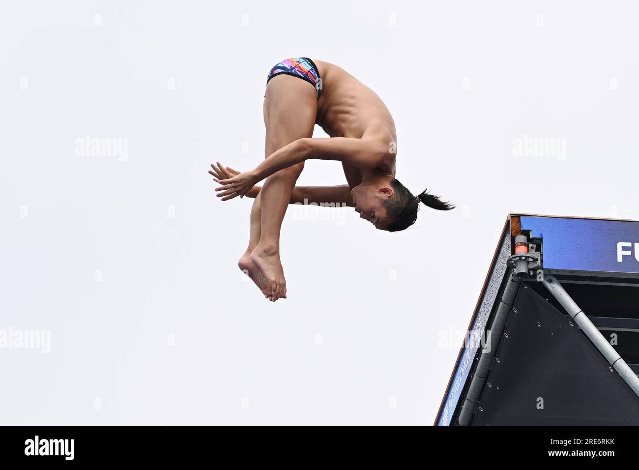 Fukuoka, Japan. 25th July, 2023. Kyohei Arata (JPN) Diving : World ...