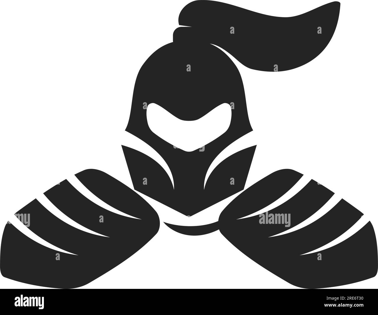 warrior logo template. Icon Illustration Brand Identity. Isolated and ...