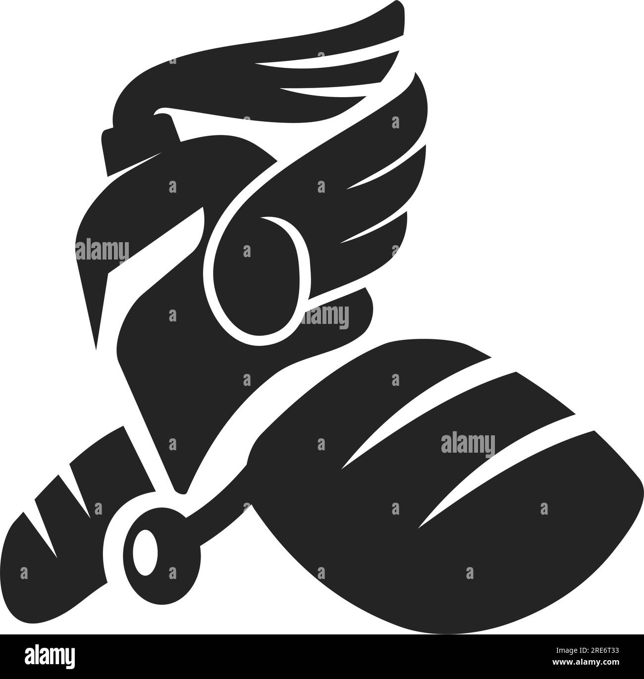 warrior logo template. Icon Illustration Brand Identity. Isolated and ...
