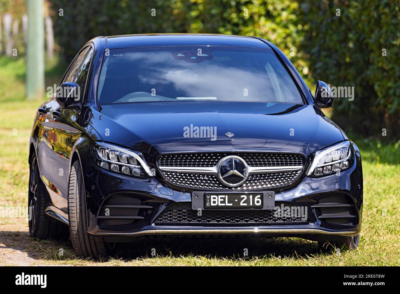 Cars / A 2019 Mercedes-Benz C-Class C200 Auto Sedan parked in the ...