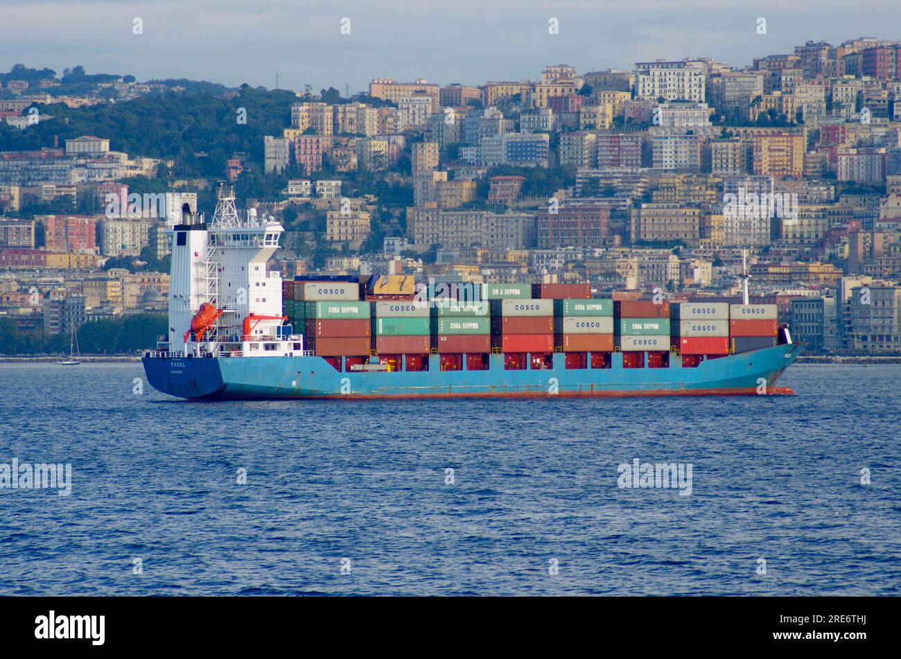 Small container ship hi-res stock photography and images - Alamy
