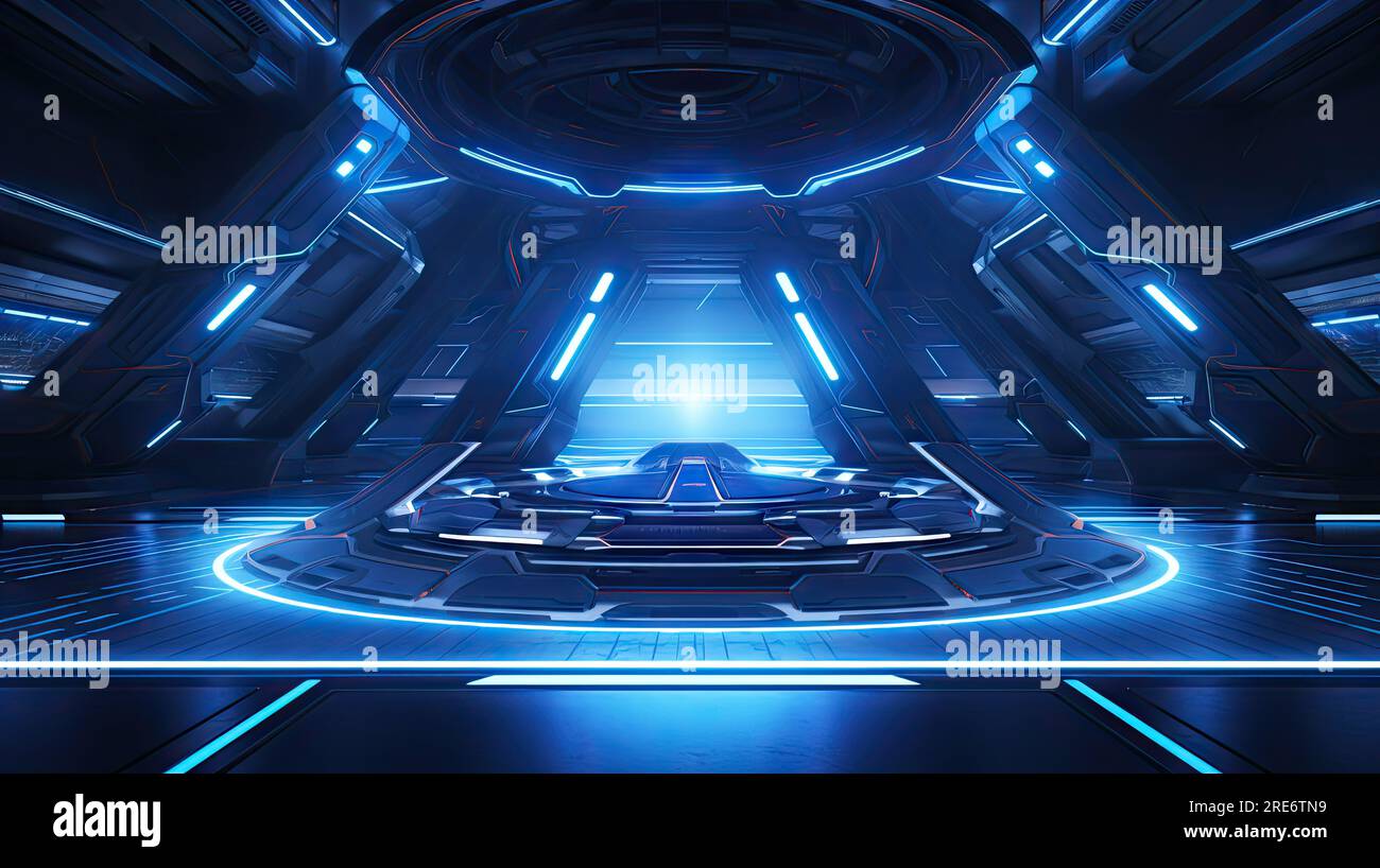 Podium futuristic sci fi hi-res stock photography and images - Alamy