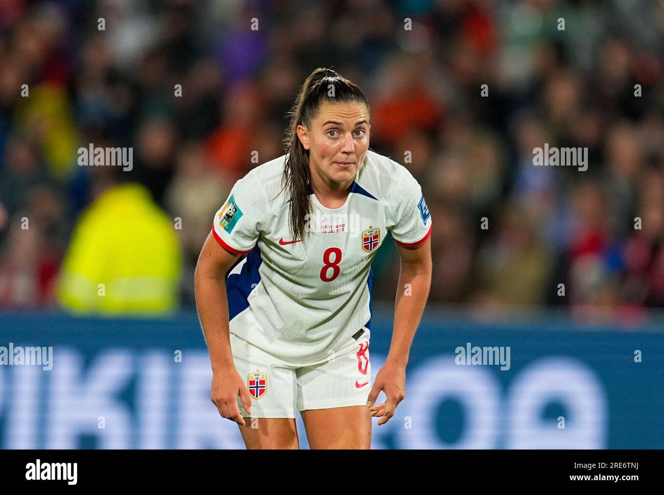July 25 2023: Risa Boe Risa (Norway) looks on during a Group A - FIFA ...