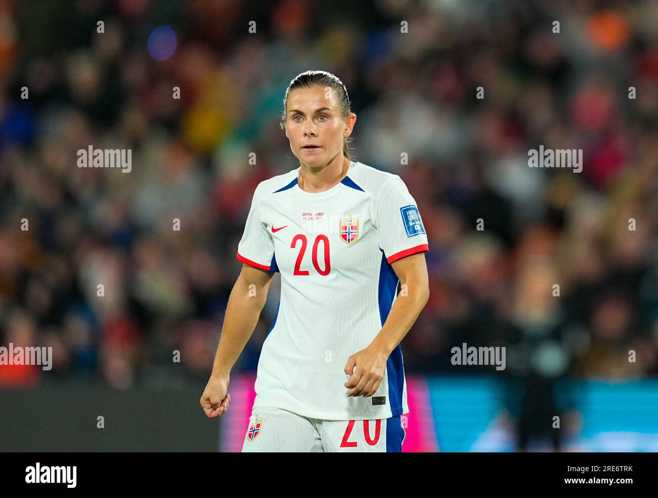 July 25 2023: Emilie Haavi (Norway) looks on during a Group A - FIFA ...