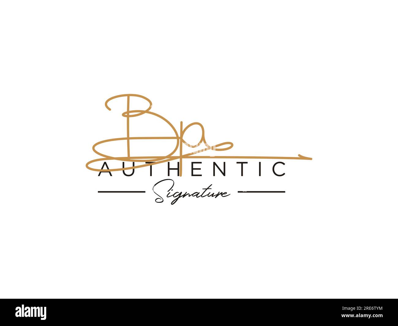 BP Signature Logo Template Vector Stock Vector Image & Art - Alamy