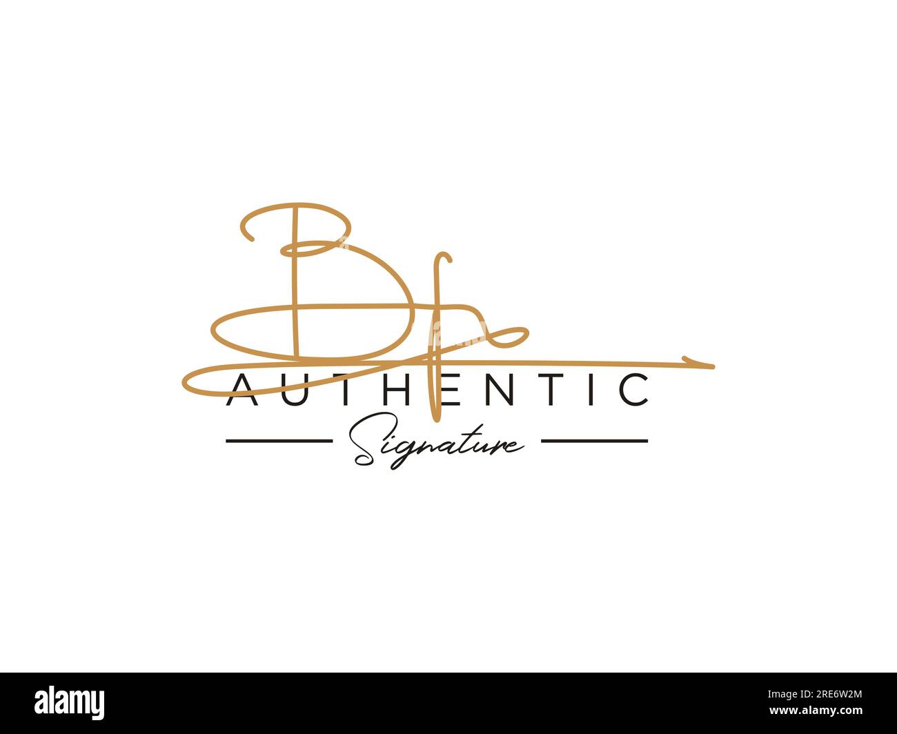 Bf modern logo Cut Out Stock Images & Pictures - Alamy