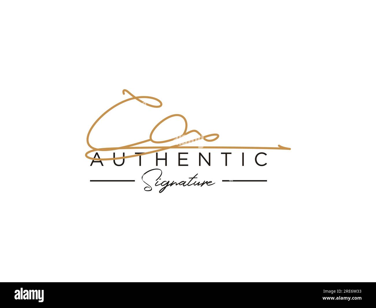 CO Signature Logo Template Vector Stock Vector Image & Art - Alamy