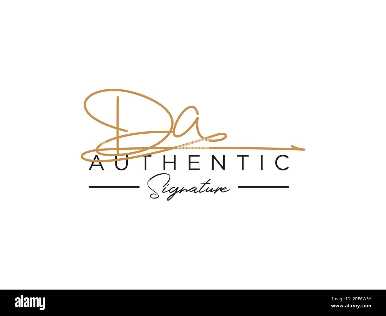 Letter da logo Cut Out Stock Images & Pictures - Alamy