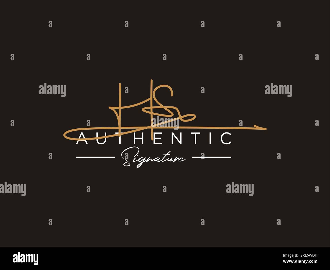 Hs modern logo hi-res stock photography and images - Alamy