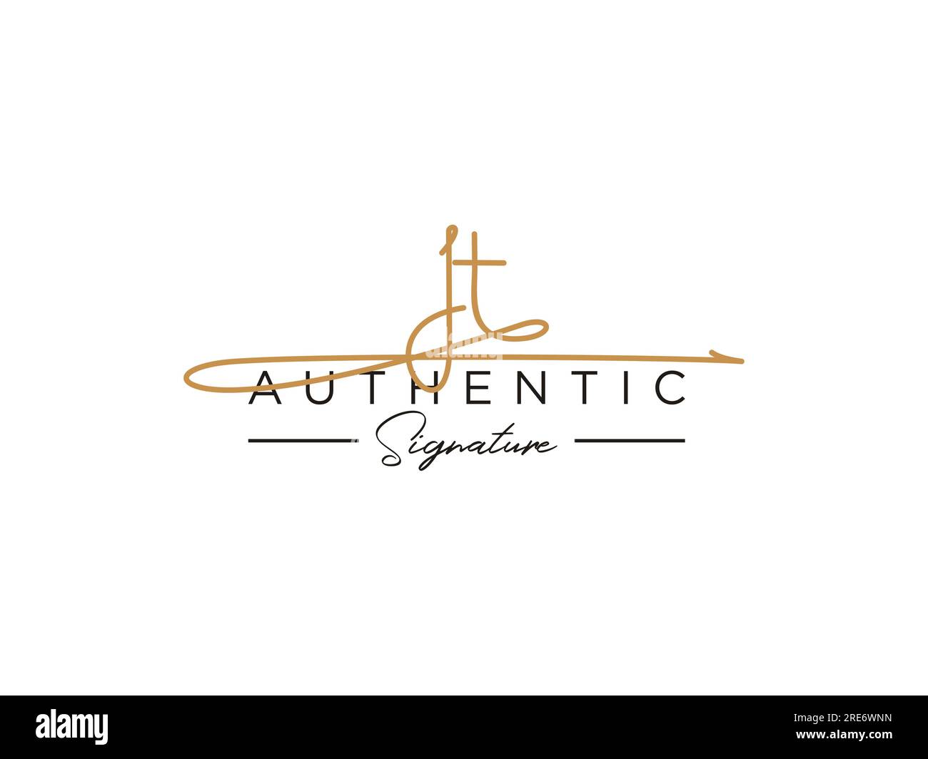 Jt signature Stock Vector Images - Alamy