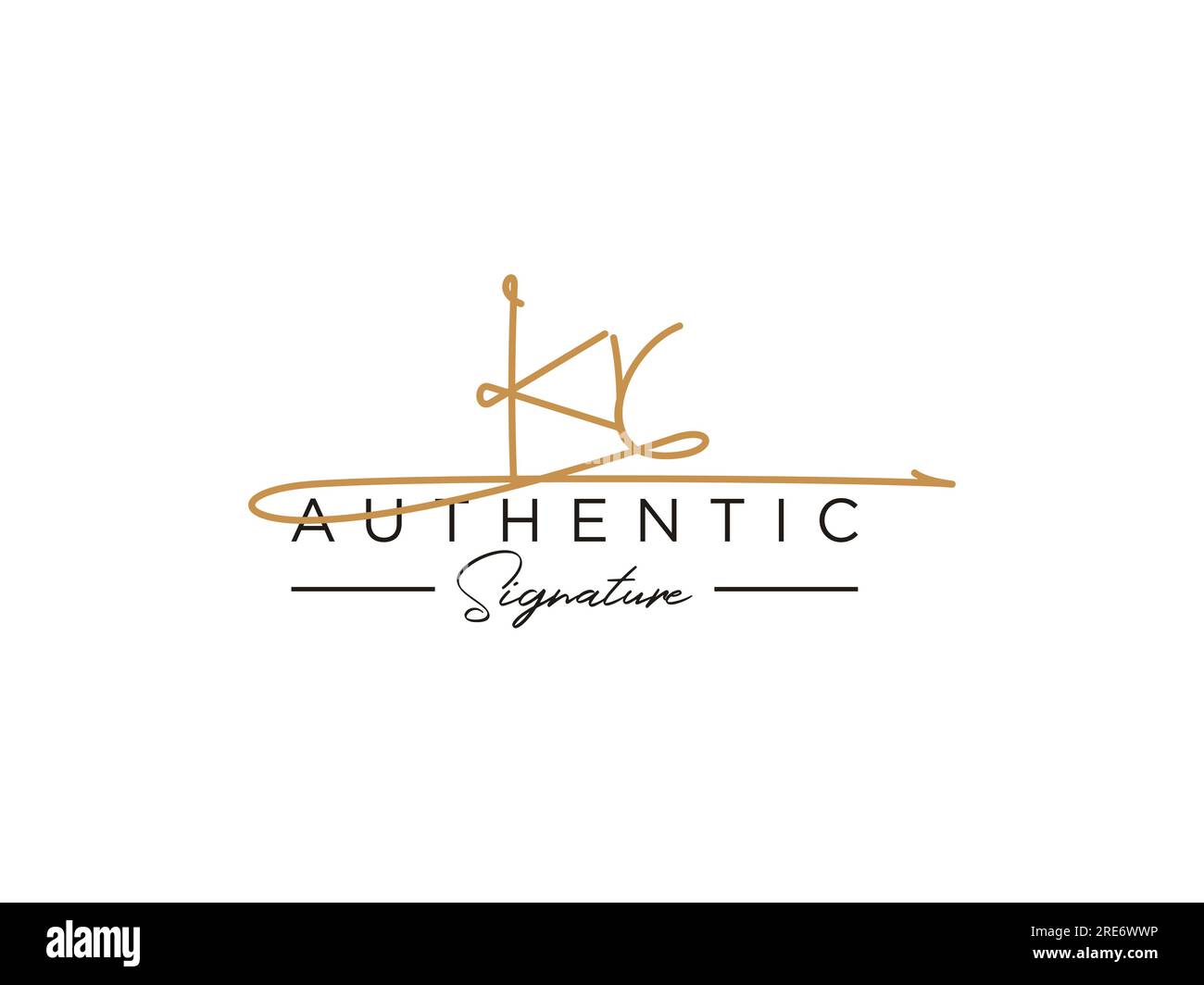 KR Signature Logo Template Vector Stock Vector Image & Art - Alamy