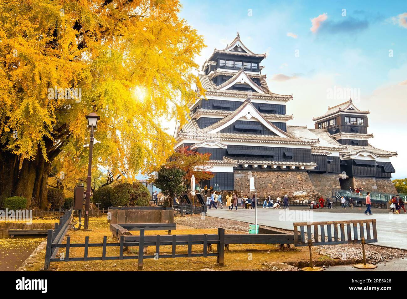 Kumamoto, Japan - Nov 23 2022: Kumamoto Castle's history dates to 1467 ...