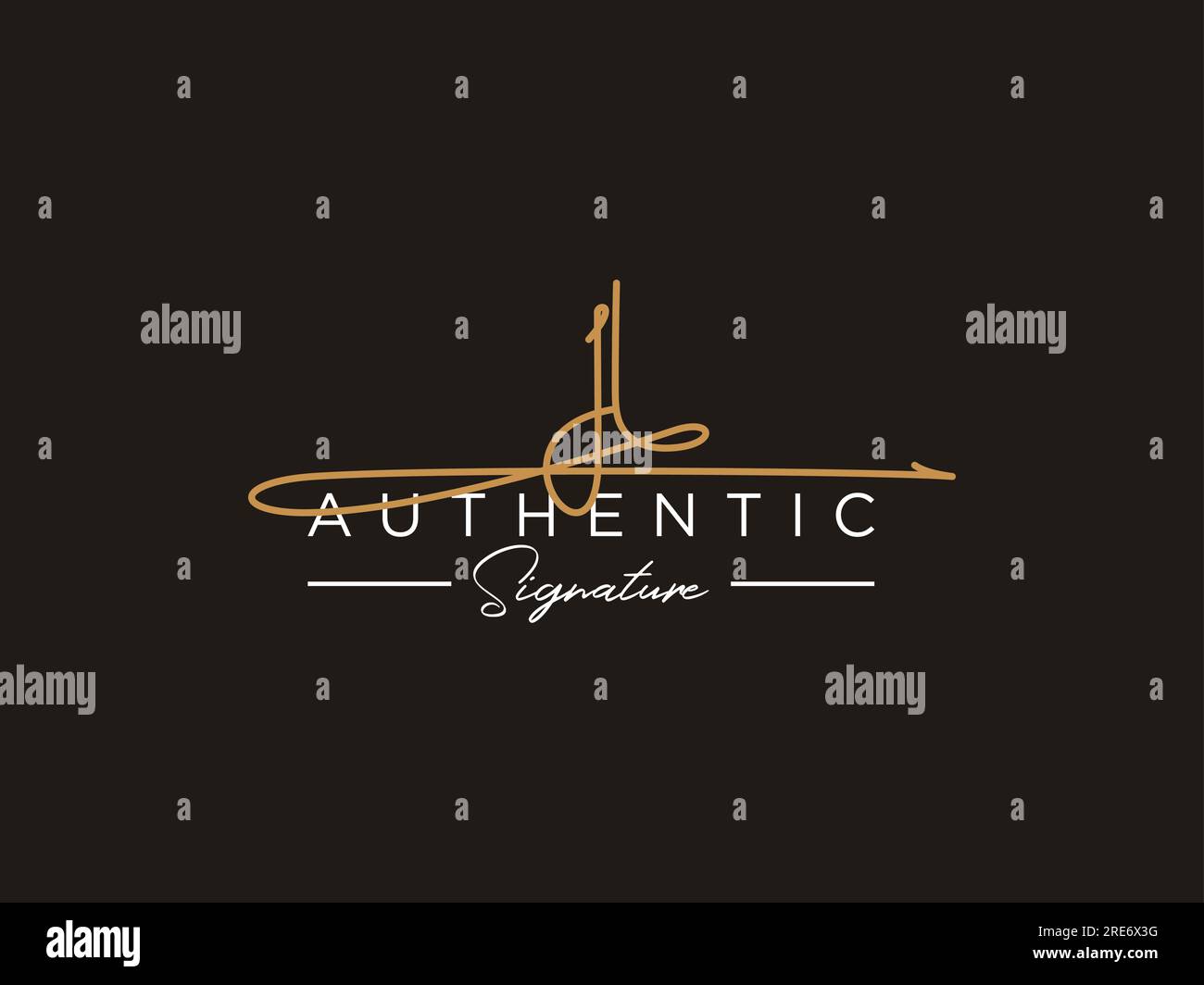 JL Signature Logo Template Vector Stock Vector Image & Art - Alamy