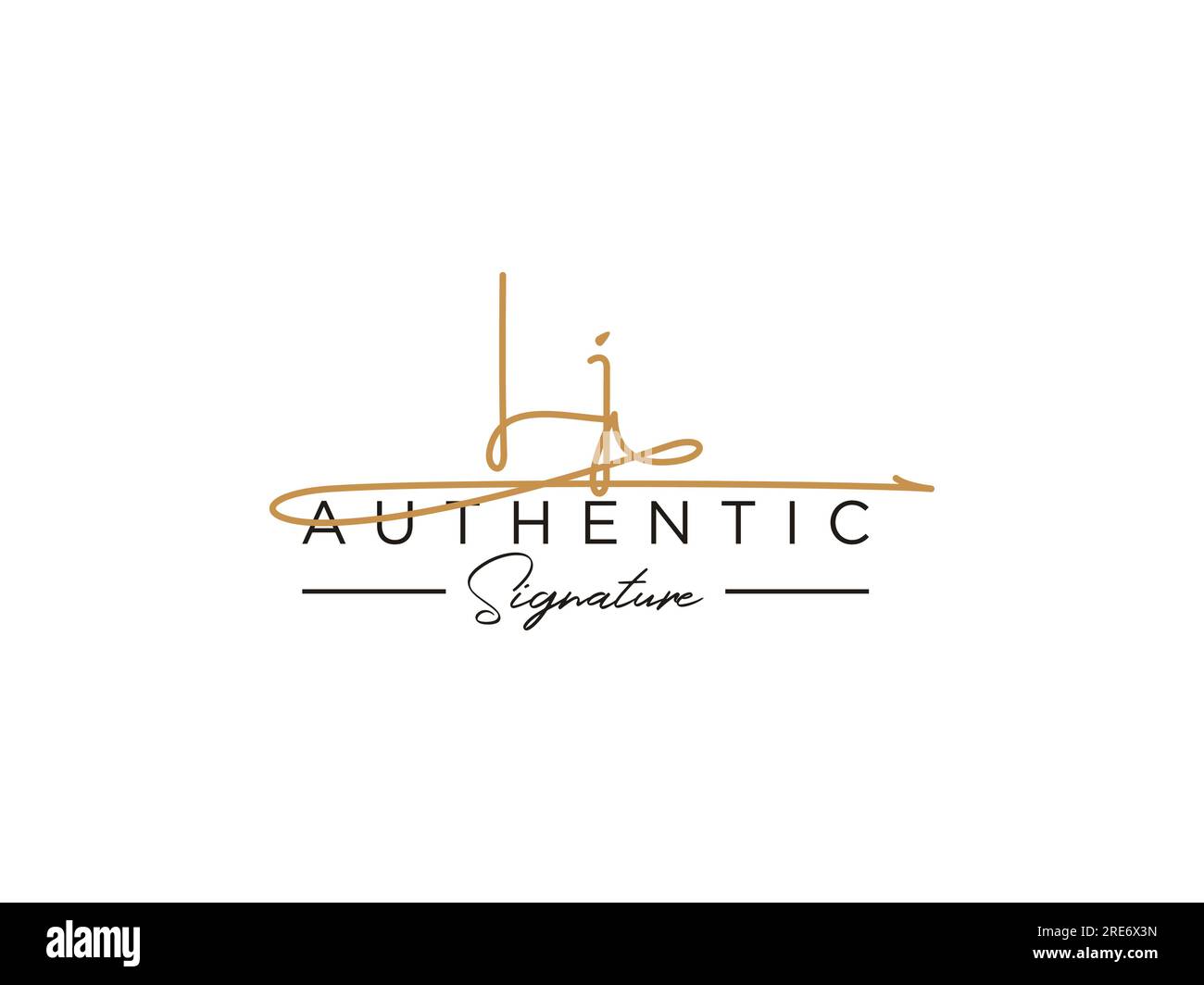 Letter lj logo Cut Out Stock Images & Pictures - Alamy