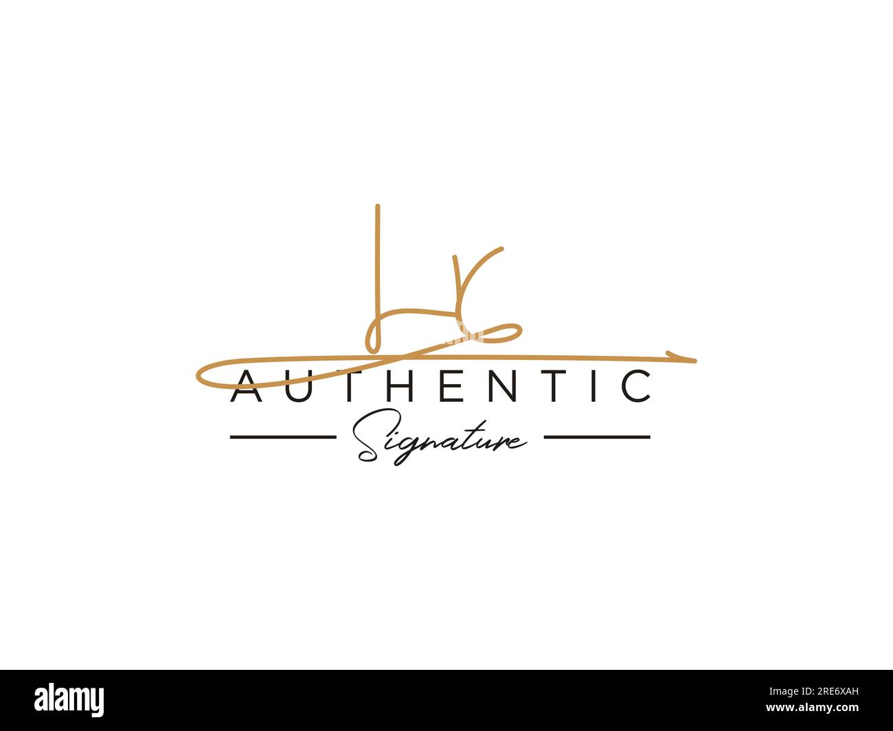 LR Signature Logo Template Vector Stock Vector Image & Art - Alamy