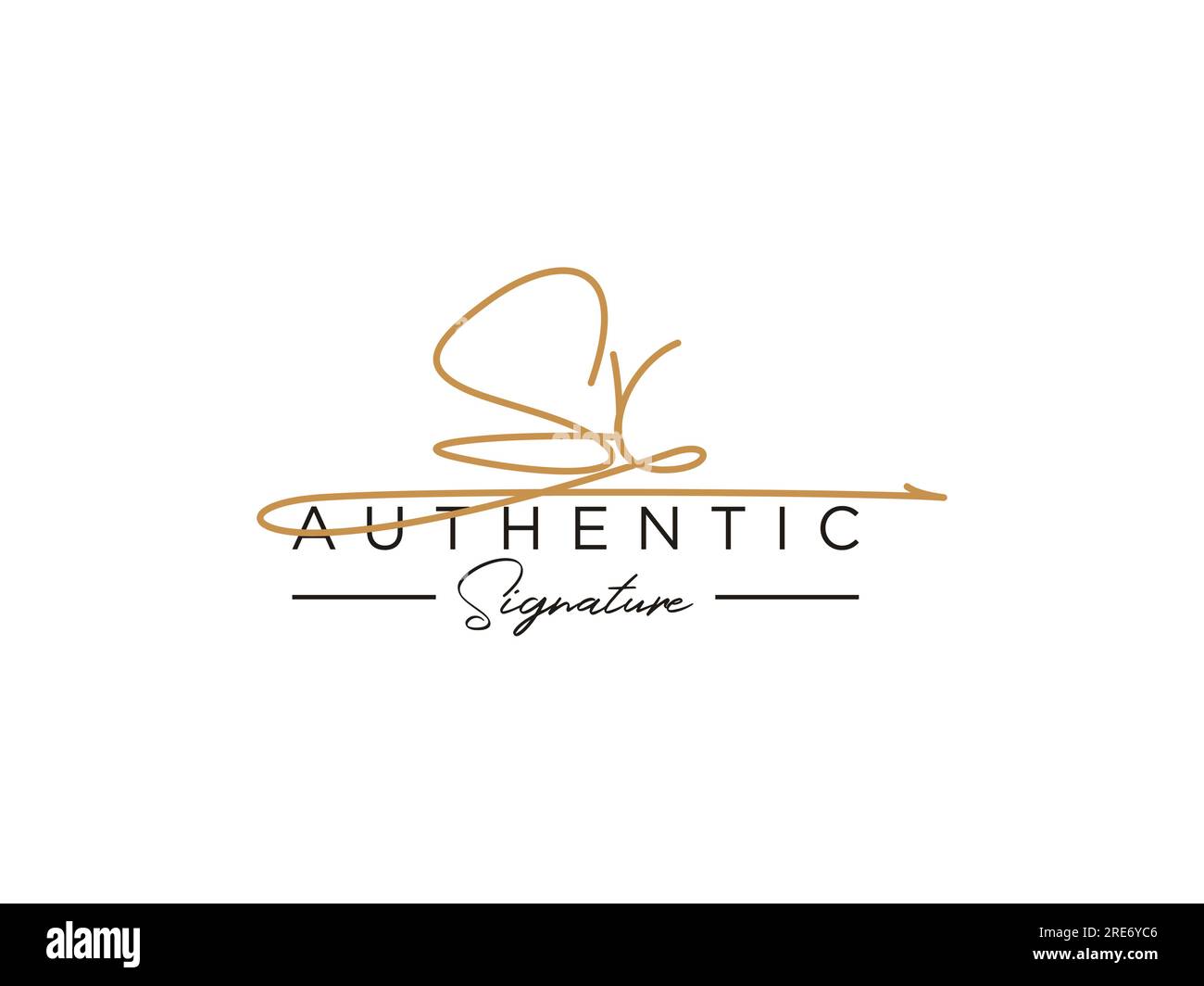 SR Signature Logo Template Vector Stock Vector Image & Art - Alamy