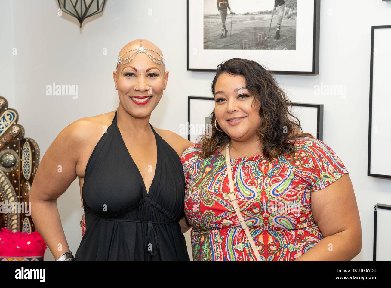 Monica Hughes Murphy and Guest attend Artist Luciana Pampalone ...