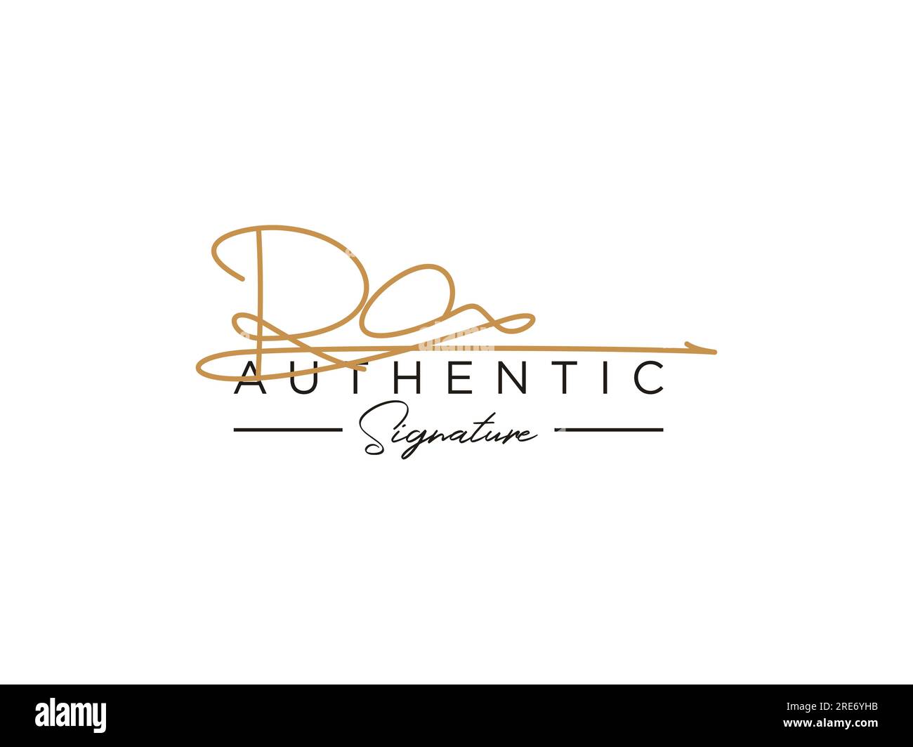RO Signature Logo Template Vector Stock Vector Image & Art - Alamy