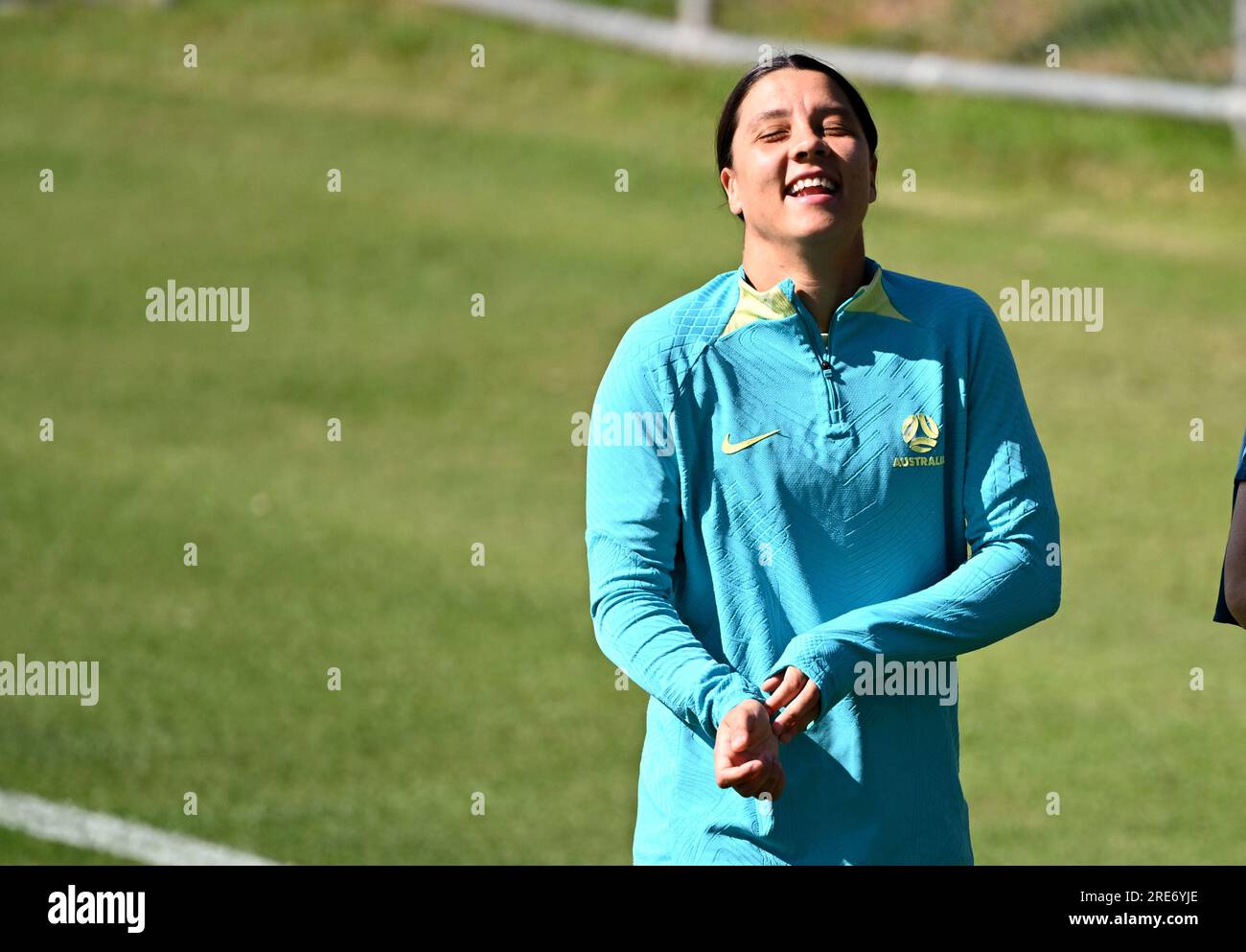 Brisbane, Australia. 26th July, 2023. Sam Kerr is seen during an ...