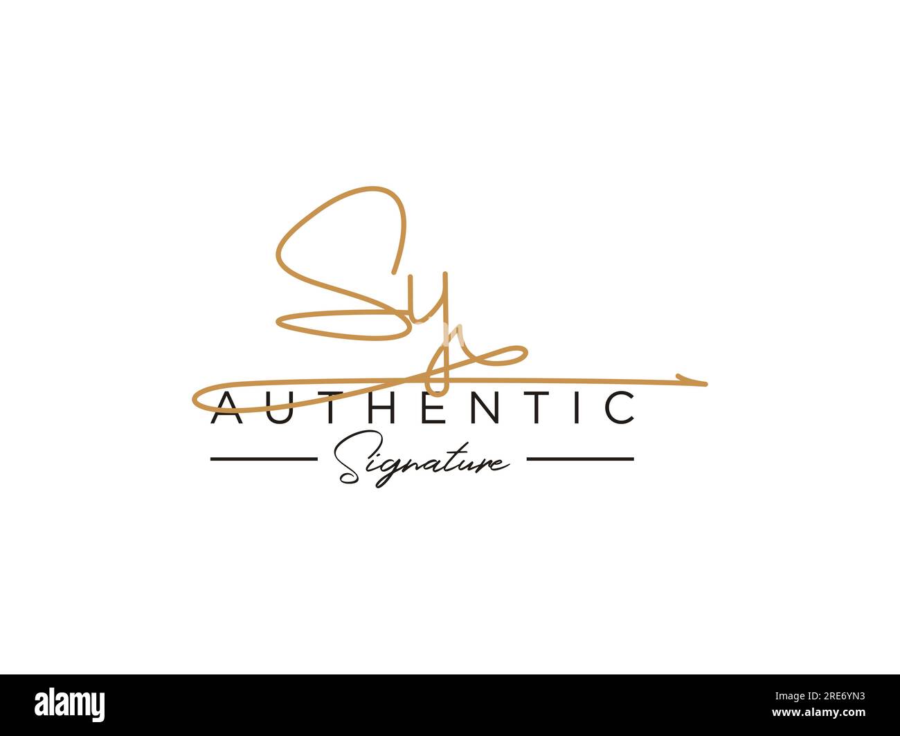 Sy initial Cut Out Stock Images & Pictures - Alamy