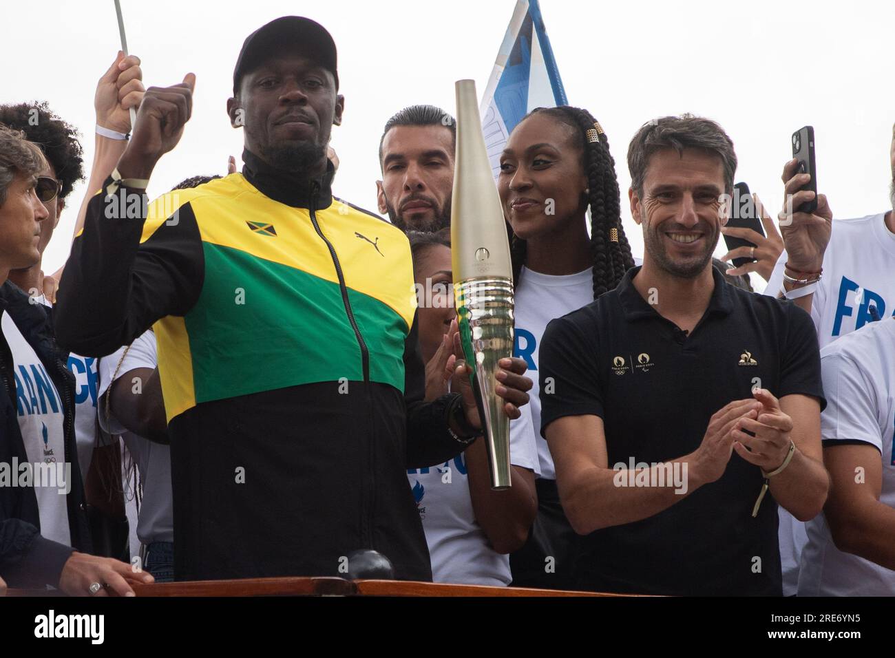 Paris, France. 25th July, 2023. President of the Paris 2024 Organizing ...
