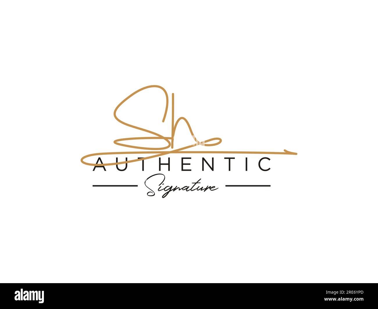 Sh signature hi-res stock photography and images - Alamy