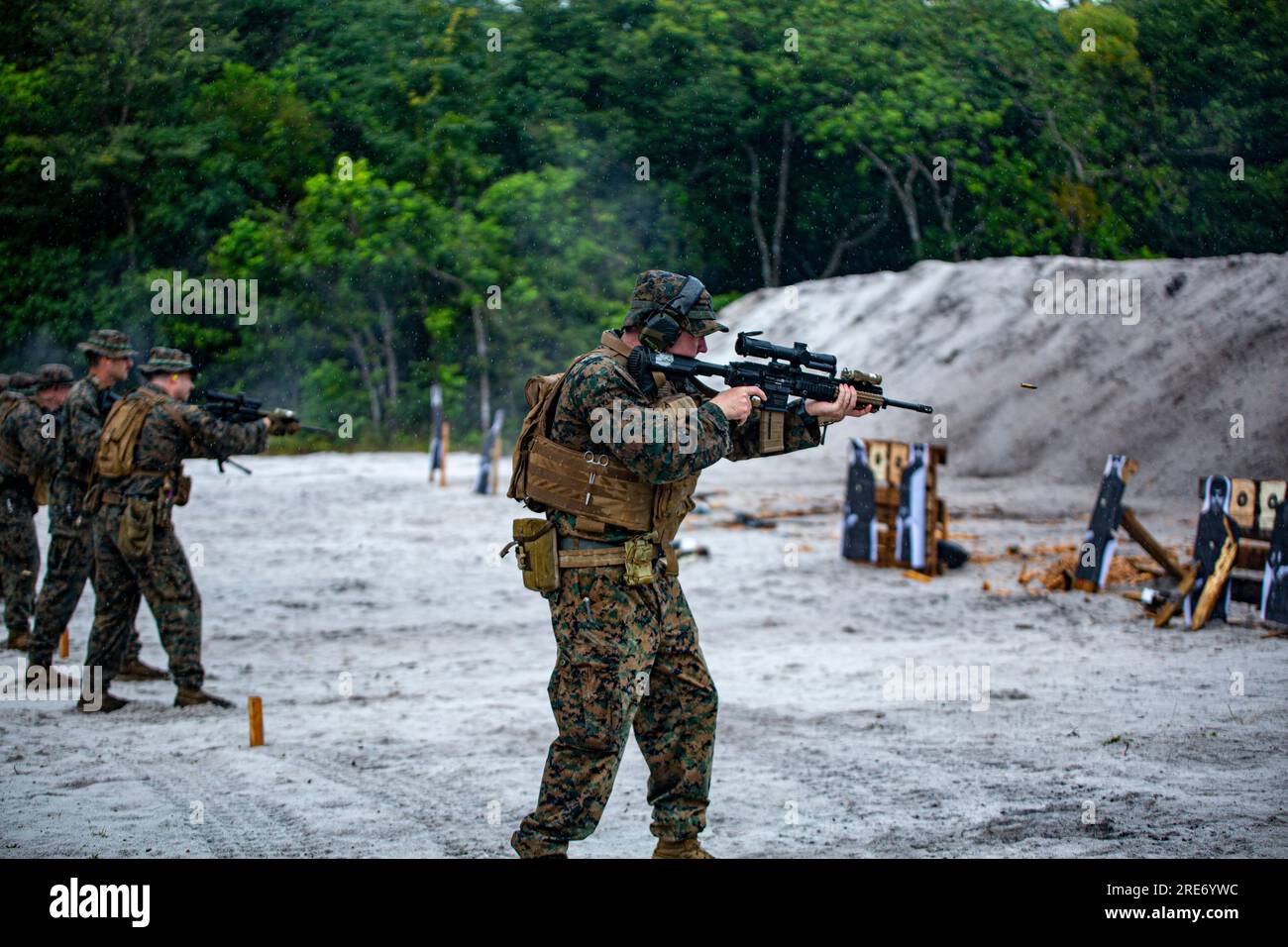 U S Marines And Sailors With Marine Forces South And Fox Company 2nd
