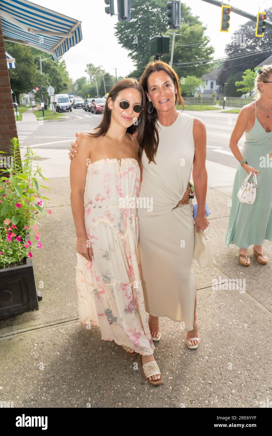 Molly Lippert and Connie Lippert attend Artist Luciana Pampalone ...