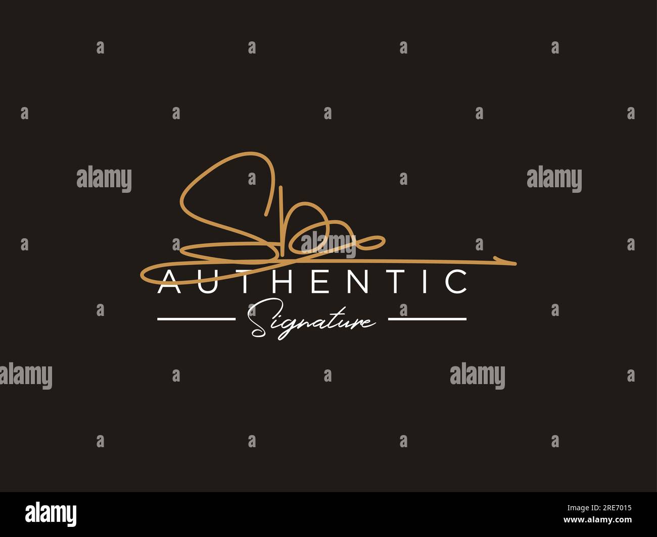SB Signature Logo Template Vector Stock Vector Image & Art - Alamy
